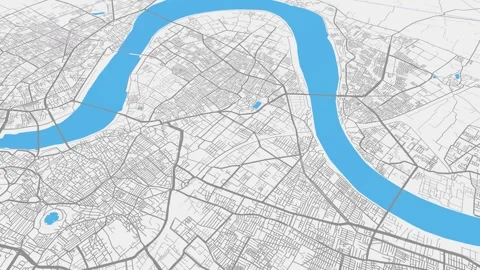 Light grey blue Surat map background loo... | Stock Video | Pond5