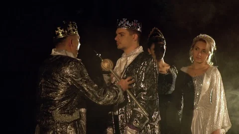 The light king screams at the dark king,... | Stock Video | Pond5