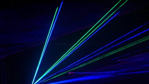 Light laser show on a black background o... | Stock Video | Pond5