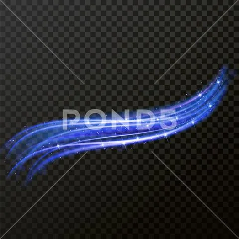Light multi line tracing effect. Vector fire light flare trace: Graphic ...