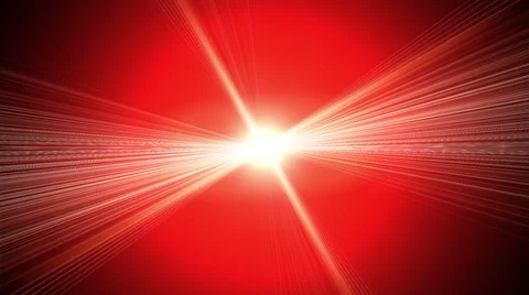 Light Rays Animation Loop Red Chakra | Stock Video | Pond5