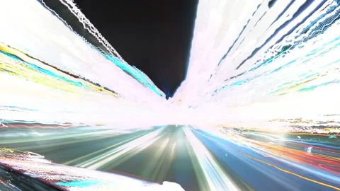 Light rays, Blur and light of city light... | Stock Video | Pond5