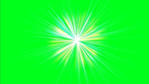 Light Rays On Green Screen | Stock Video | Pond5
