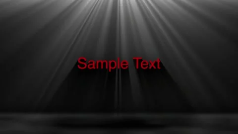 Light Rays Text Reveal Intro Animation ~ After Effects #303693950