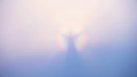 Light of shiny angel glow wave in clouds... | Stock Video | Pond5