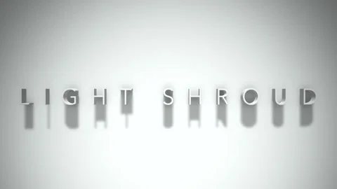 light shroud 3D title animation white te... | Stock Video | Pond5