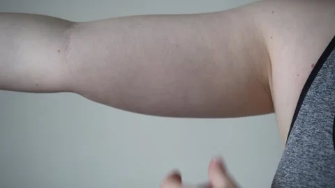 Light-skinned young woman with drooping ... | Stock Video | Pond5