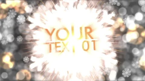 After Effects Template: Light Snowfall Logo intro #58146304