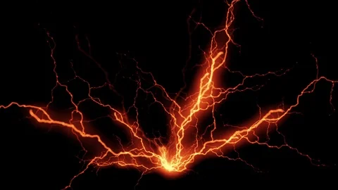 Lightening energy bolt animated backgrou... | Stock Video | Pond5