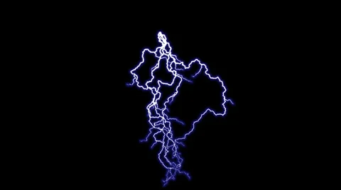 Lightning Alpha Stock Footage ~ Royalty Free Stock Videos | Pond5