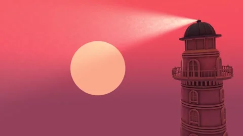 Lighthouse Animation Stock Footage ~ Royalty Free Stock Videos | Pond5