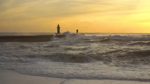 Portugal Big Stormy Stock Videos – Royalty-Free HD & 4K Videos