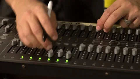 The lighting engineer checking the light... | Stock Video | Pond5