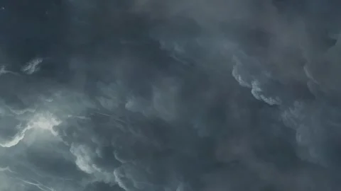 lightning and thunderstorm video backgro... | Stock Video | Pond5