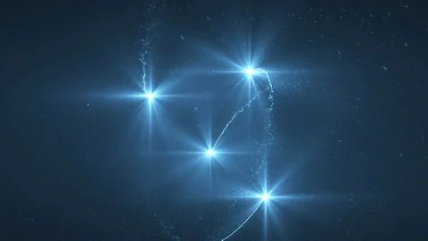 lightning blue ball of light flying in c... | Stock Video | Pond5