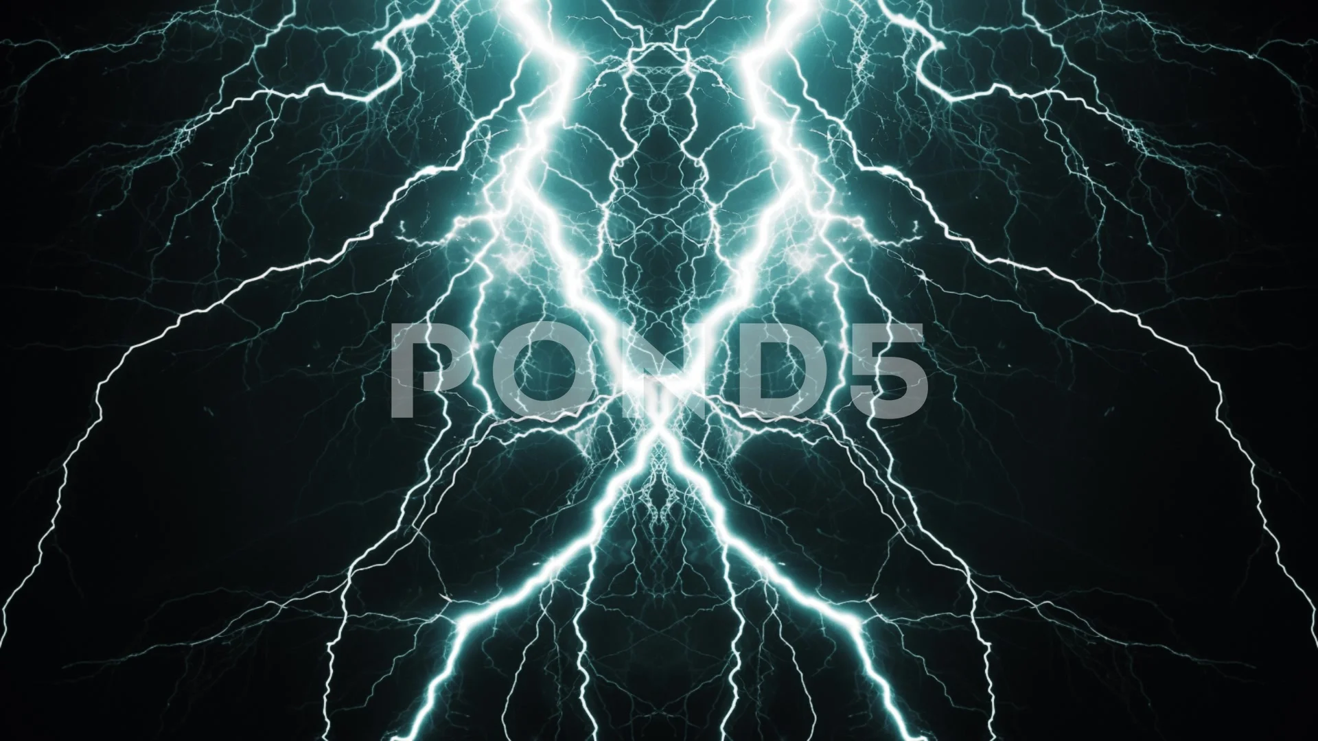 Animated Lightning Bolt Background