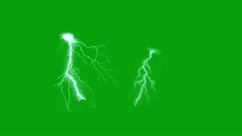 Lightning bolt motion graphics with gree... | Stock Video | Pond5