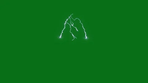 Lightning Green Screen Stock Footage ~ Royalty Free Stock Videos | Pond5