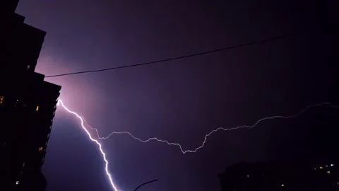 Lightning Real Time Stock Footage ~ Royalty Free Stock Videos | Pond5