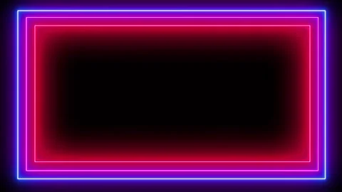 Lightning border frame on black backgrou... | Stock Video | Pond5