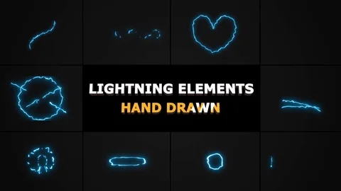 After Effects Template: Lightning Elements #104248093