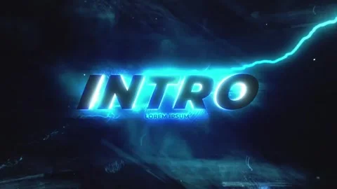 Lightning Neon Intro ~ After Effects Project #247777622