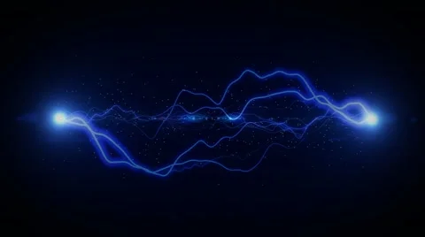 lightning sparks effect | Stock Video | Pond5