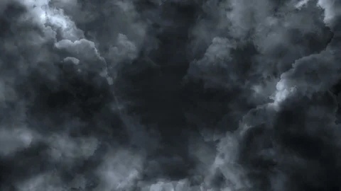 Lightning Storm Animation Background | Stock Video | Pond5