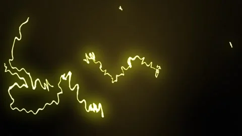 Lightning strike sparks lines animation ... | Stock Video | Pond5