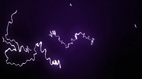 Lightning strike sparks lines animation ... | Stock Video | Pond5
