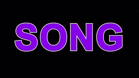 Lightning strikes the letters SONG. Tran... | Stock Video | Pond5