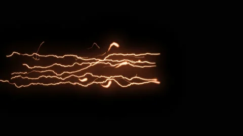 Lightning Thunder Element Overlay | Stock Video | Pond5