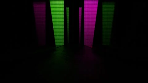 Lime and Pink Cyberpunk Solar Panel Road... | Stock Video | Pond5