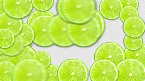 Lime slice transition animation With Alp... | Stock Video | Pond5