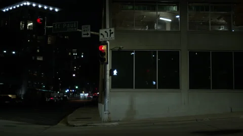 Liminal City Life Night Scenes in Downto... | Stock Video | Pond5