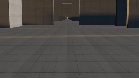 Liminal space background. 3d animation | Stock Video | Pond5