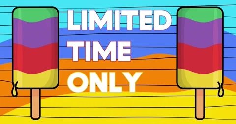 Limited Time Only Stock Video Footage | Royalty Free Limited Time Only ...