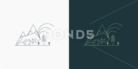 Line are creative illustration and symbol for logo Illustration #167450316
