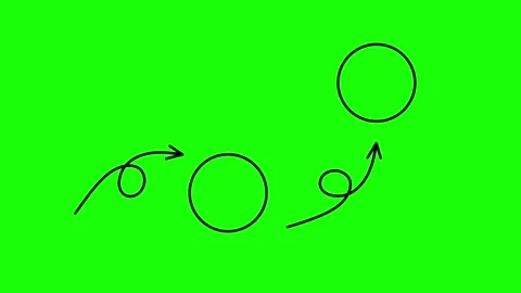 line arrow animated line arrow green scr... | Stock Video | Pond5