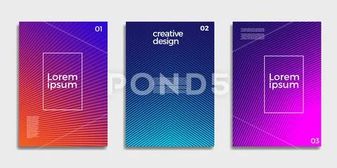 Line Background Cover Page Design Template: Graphic #132019153