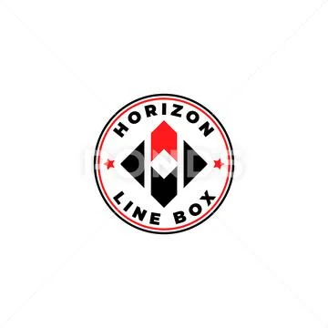 Line box bold frame stamp logo. Vector illustration: Graphic #208118961