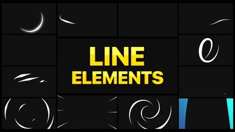 After Effects: Line Elements | After Effects #160508950