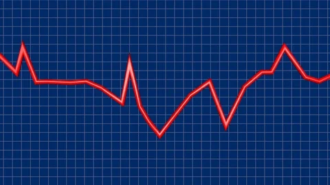 Line Graph with fluctuations. 3d animati... | Stock Video | Pond5