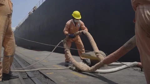 Line Handler Stock Footage ~ Royalty Free Stock Videos | Pond5