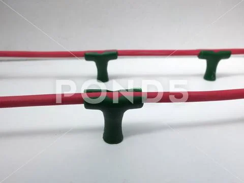 LINEAR HEAT CABLE for fire alarm system ~ Premium Photo #79636624