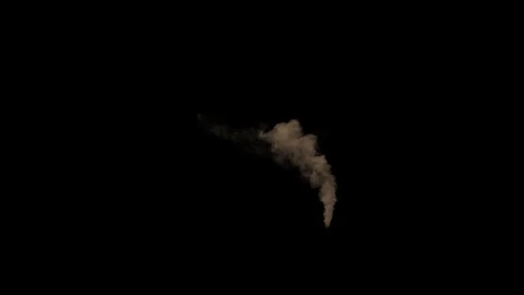 Linear smoke effect on alpha background,... | Stock Video | Pond5