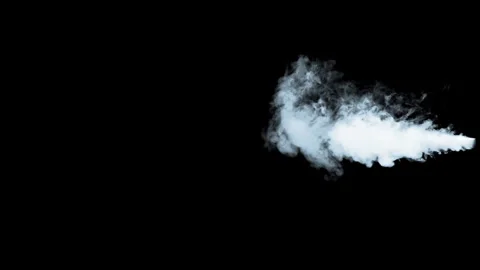 Linear smoke effect from the side of the... | Stock Video | Pond5