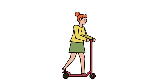 Linear Style Flat Stick Figure Pictogram... | Stock Video | Pond5