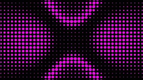 Linear wave dot interlocking animation m... | Stock Video | Pond5