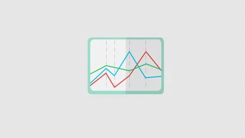 lines infographic charts graph animation... | Stock Video | Pond5